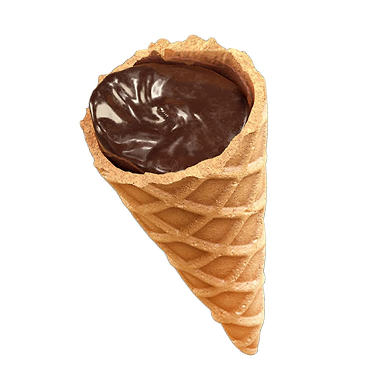 Just The Fun Part, Bite-Size Crispy Mini Waffle Cones with Premium Belgian Chocolate, Great for Snacks, Dessert, Grab & Go - Kosher, Milk Chocolate (Pack of 1)