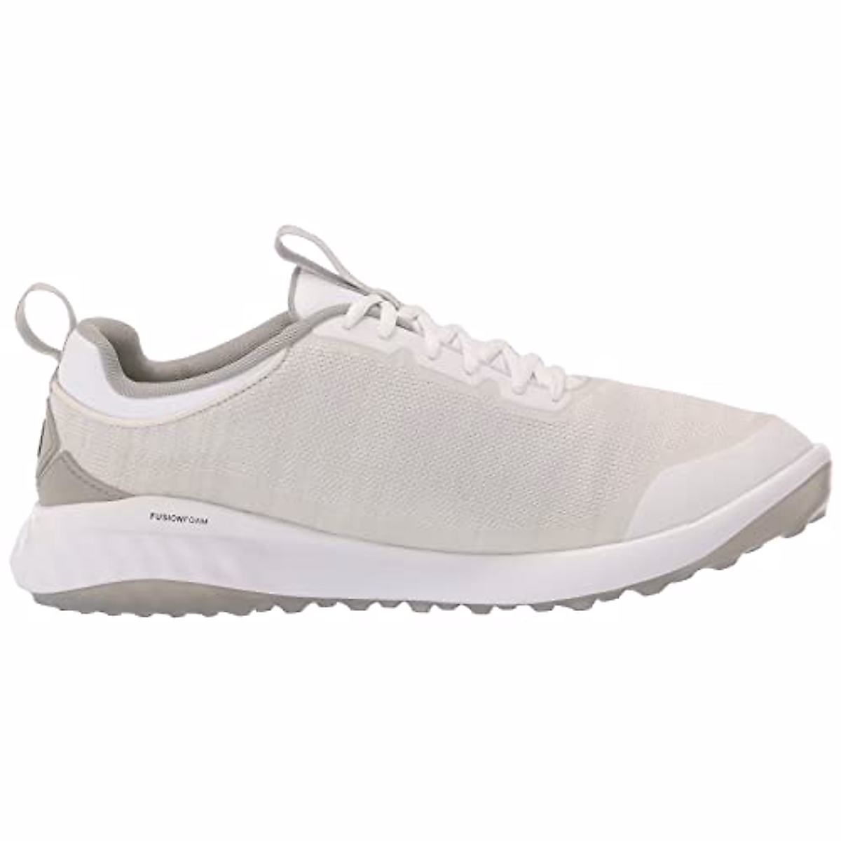 PUMA Golf Men's Fusion PRO Extra Wide Golf Shoe, Puma White-Puma Silver-High Rise, 9.5