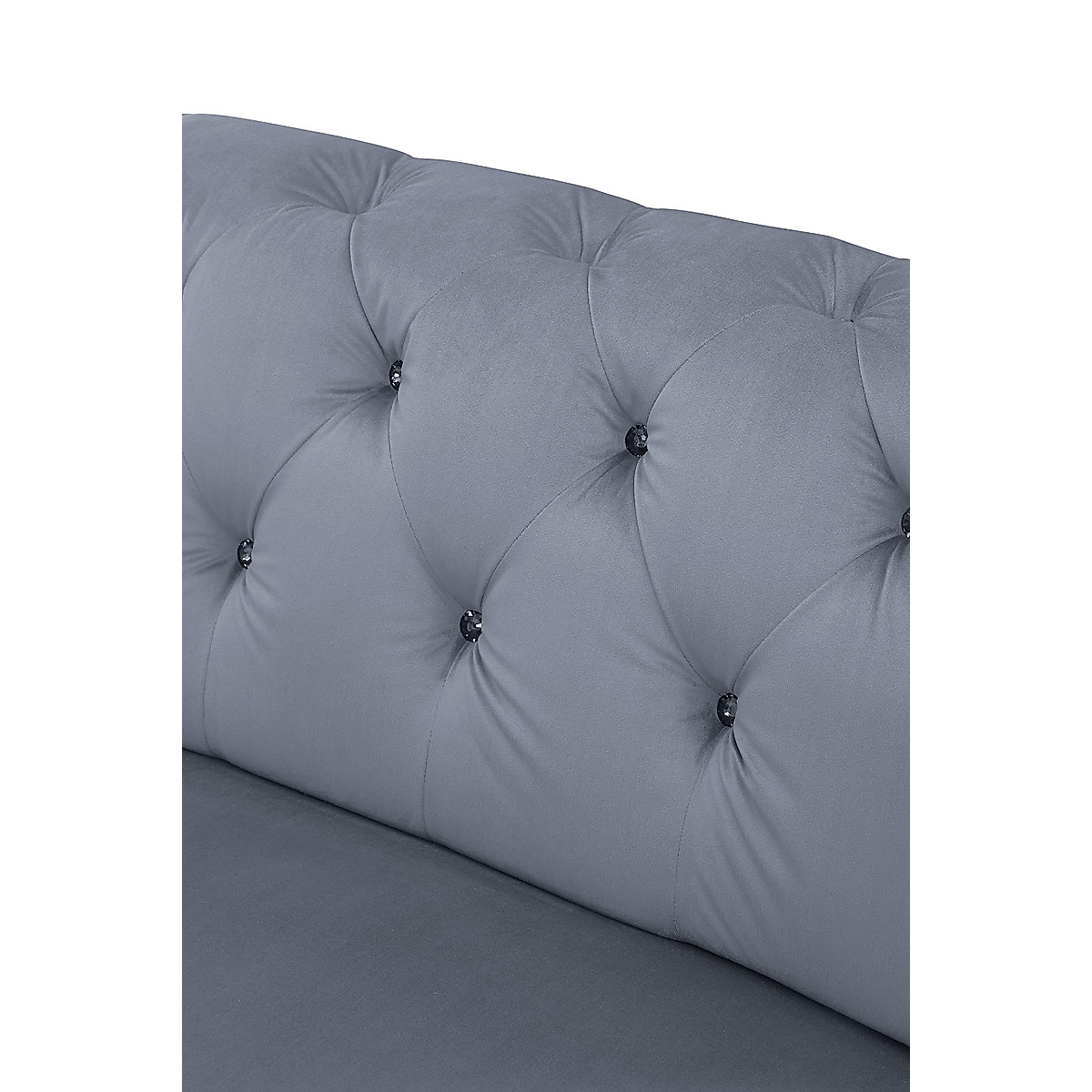 ACME Sofa, Gray Velvet
