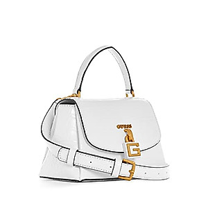 GUESS Montreal Mini Crossbody Flap, White