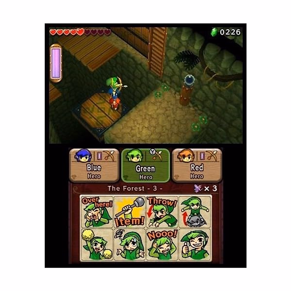 The Legend of Zelda Tri Force Heroes (Nintendo 3DS)