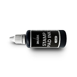 iMARK Premium Refill Ink for Self-Inking Stamps, Daters and Stamp Pads (2 oz, Black)