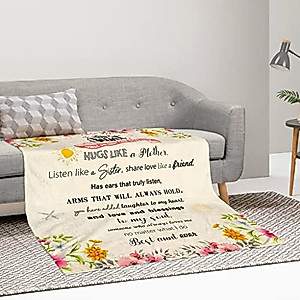 Tsefiwo Mothers Day Aunt Gifts Throw Blanket - Aunt Gifts from Niece - Birthday Gifts for Aunt - Best Aunt Ever Gifts - Gifts for Aunts from Niece - Auntie Gifts 60x50 Inch