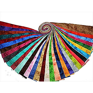 Material Maven Quilt Kit Over The Rainbow/Strip Quilt/Beginner