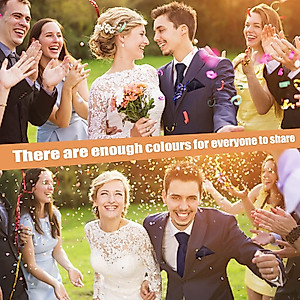 Zhanmai 48 Pcs Men Solid Color Ties and Pocket Square Set Satin Necktie Business Handkerchief for Wedding Party (Bright Color)