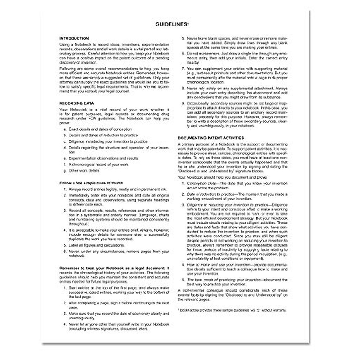 BookFactory Engineering Notebook/Engineer Graph Paper Notebook/Quadrille 4 X 4 Quad Ruled Book - 96 Pages (.25" Lab Grid Format), 8" x 10", Black Cover, Smyth Sewn Hardbound (LIRPE-096-SGR-A-LKT4)