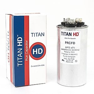 Packard PRCFD355A Motor Run Capacitor Oval/MFD: 35/5 / Volts: 440