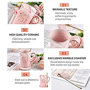 Best Mom Ever Coffee Mug Mom Mother Gifts Novelty Gifts for Mom from Daughter Son Women Mom Gifts for Mom Mother Mother's Day Gifts for Mom Printing with Gold 14Oz with Exquisite Box Packing Spoon