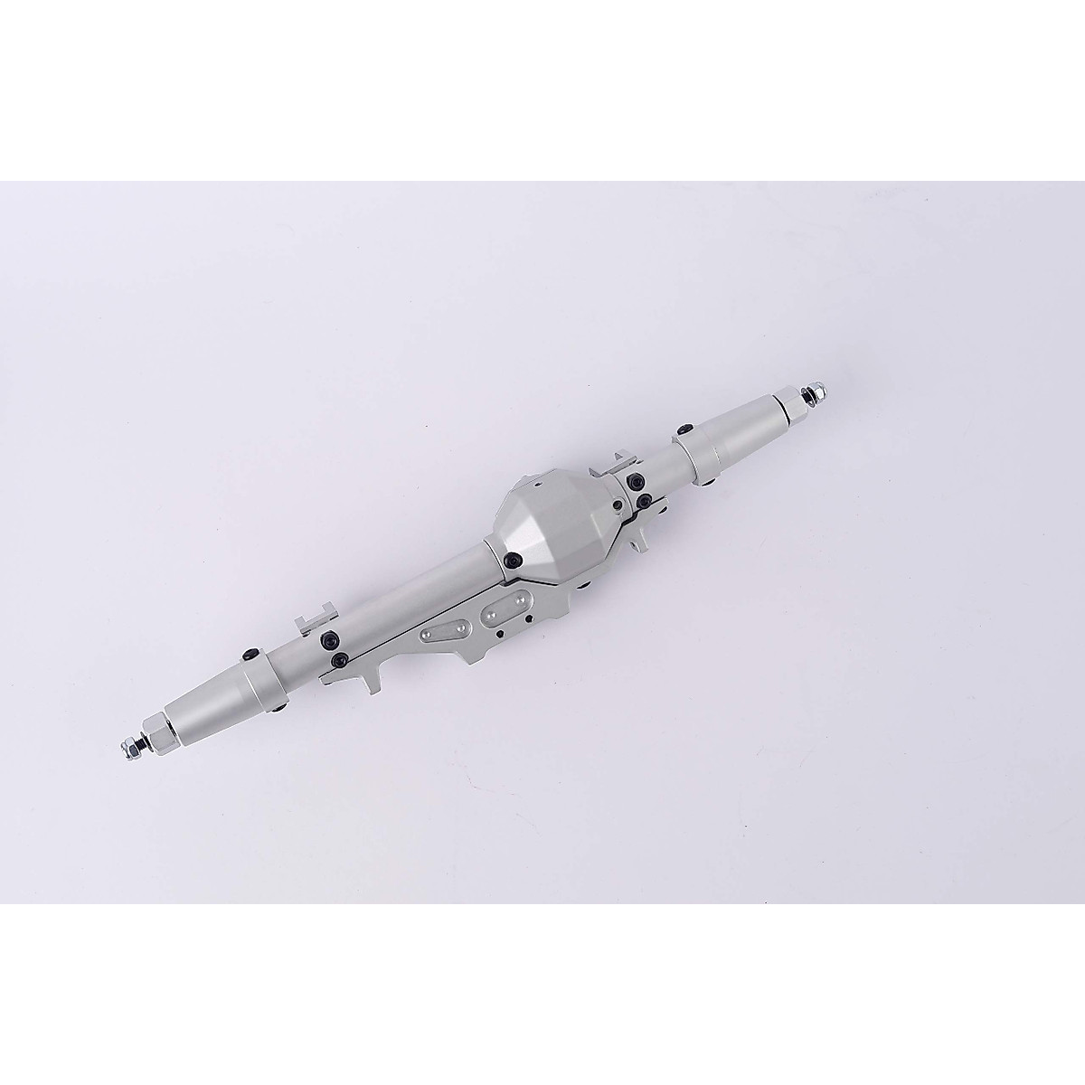 RZXYL Aluminum Front and Rear Axle for 1/10 Axial Wraith 90018 90048 90053 90018 90020 90045 90056 RR10 RC Model Crawler Car (Silver)