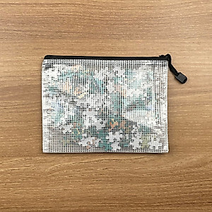 Oaimyy-Plastic Mesh Zipper Pouch Document Folders Bag Zipper Zip File Folders for Office Supplies, Travel,Organizing Storage (9"x 12", Multicolored)