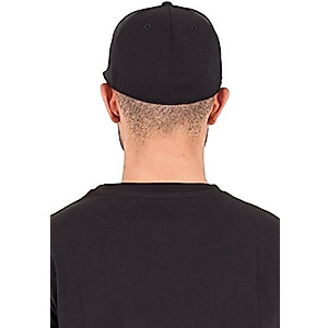 Flexfit Men's Premium 210 Fitted Cap, Black, Large/X-Large