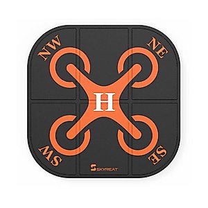 Skyreat Drone Landing Pad Weighted, 50cm(20") Foldable Waterproof Helicopter Landing Pad for DJI Mini 2 / Mini 3 Pro/Mavic 3 / Air 3 / Air 2 / Air 2S / Holy Stone/Avata Pro FPV Drones Accessories