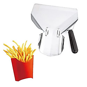 Mantouxixi Food Grand Stainless Steel French Fry Bagger Scoop, Chip Popcorn Bagger Ice Candy Snacks Desserts Scooper, Right Handle