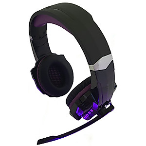 Nxt Level G9000 Pro 7.1 Stereo Surround Sound Lightweight Gaming Headset Noise Cancelling Microphone RGB LED Light Up Headphones Soft Over Ear Memory Pads for PS4 PS5 PC Xbox ONE Switch PC Laptop Mac…