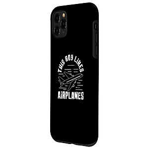 iPhone 11 Pro Max Boy Likes Airplanes Aviator Hobby Pilot Case