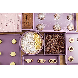 USA Pan Allergy Id Nonstick Sheet Cake, 9 x 13 Rectangular Pan, Purple
