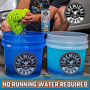 Chemical Guys CWS88816 Rinse-Free Car Wash & Shine Rinseless Soap (Use with Bucket), Safe for Cars, Trucks, SUVs, Motorcycles, RVs & More, 16 fl oz