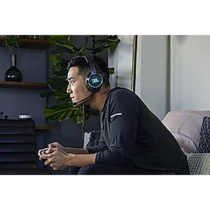 JBL Quantum 800 - Wireless Over-Ear Performance Gaming Headset with Active Noise Cancelling and Bluetooth 5.0 - Black