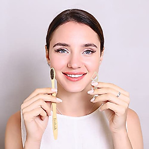 Natural Dental Floss Picks (100 Count) - Vegan, Eco Friendly, Sustainable Dental Flossers - Twin Floss (Mint)