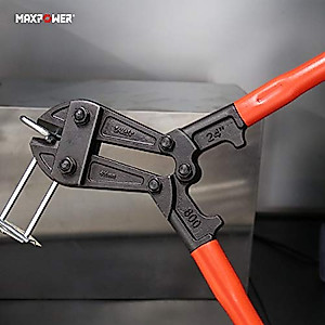 MAXPOWER Bolt Cutter 24 inch, Chrome Molybdenum Steel Blade Heavy Duty Bolt Cutter
