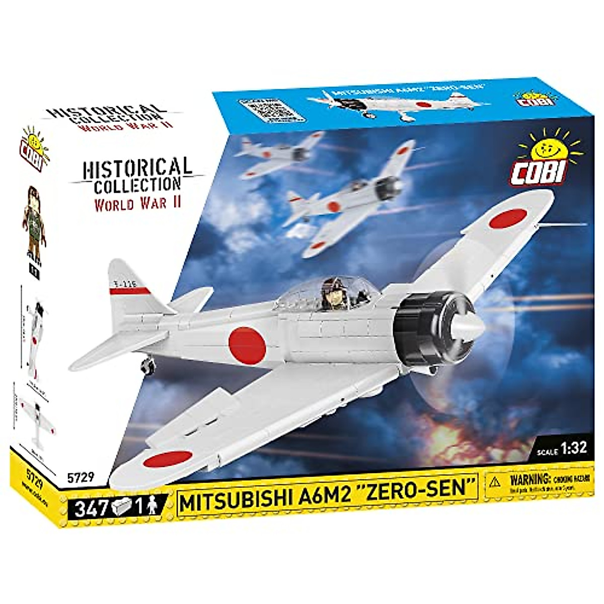 COBI Historical Collection World War II Mitsubishi A6M2 ZERO-SEN Plane