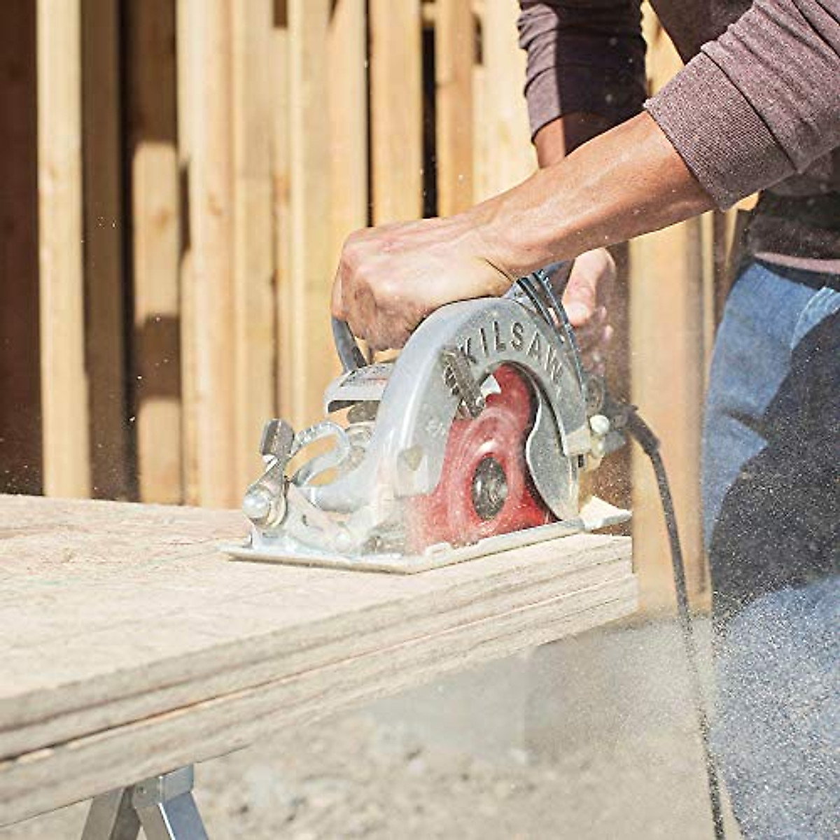 SKIL 8-1/4 In. Aluminum Worm Drive Skilsaw-SPT78W-22