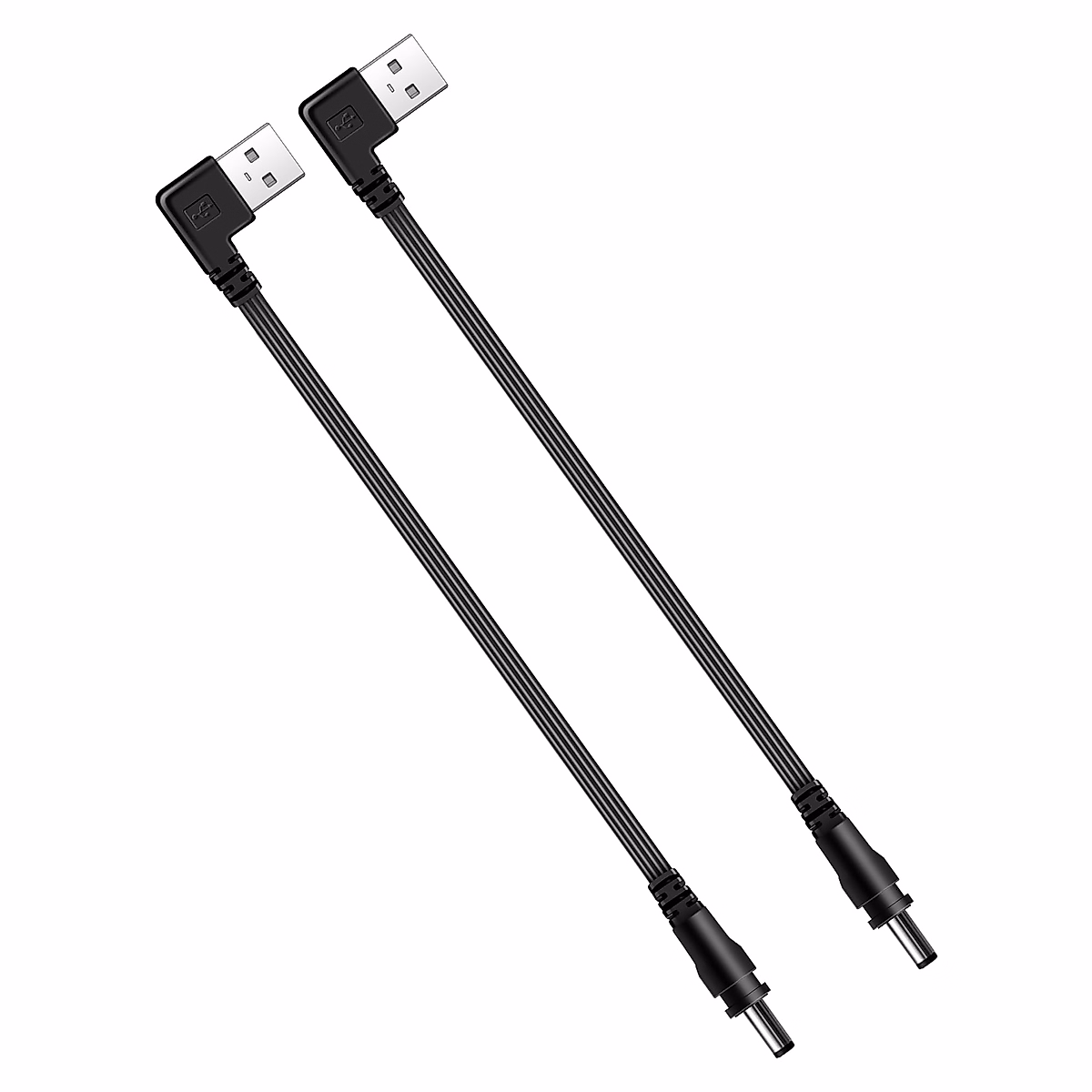 ECIFEE 2pcs Short USB Cables, USB Cable Detachable Power Cord for Heated Clothes/Jacket/Vest/Sweater/Thermal Underwear Portable 5V Power Wire