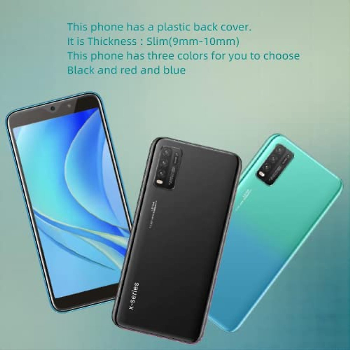 zsddzzy Smartphone，N25 Unlocked Cell Phone，Dual SIM Card，5.72-inch Screen，1GB RAM ，8GB ROM，Front and Rear Cameras，Supports The SIM Card 3GWCDMA：850/2100MHZ(Black