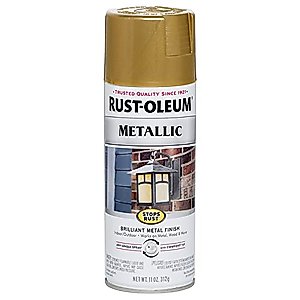 Rust-Oleum 7270830 Metallic Spray, Gold Rush, 11-Ounce - 6 Pack