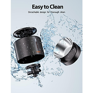 Tetsbo Automatic Cat Food Dispenser, Automatic Cat Feeders with Freshness Preservation, Timed Cat Feeder for Dry Food,Up to 6 Meals Per Day,Timed Pet Feeder for Cats/Dogs