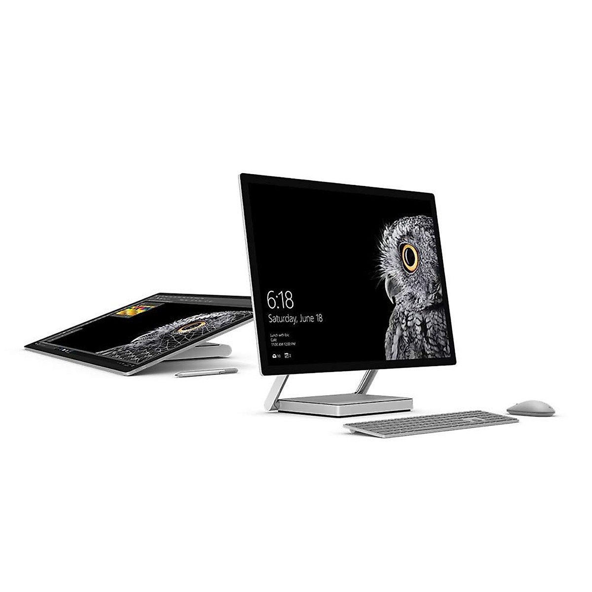 Microsoft Surface Studio All-in-one 28" 4500x3000 Touchscreen, i5, 8GB RAM, 64GB SSD+1TB HDD AIO PC, 4 Cores up to 3.50 GHz CPU, GTX 965M, Webcam, Surface Pen, Keyboad, Mouse, Win 10 Pro (Renewed)