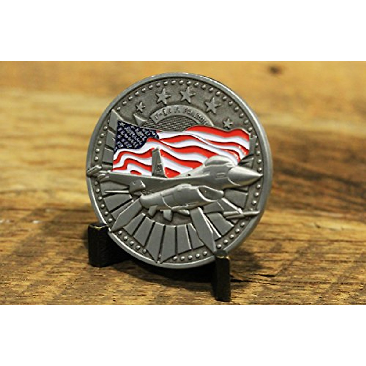 F-16 Fighting Falcon Challenge Coin! Fighter Jet Military Coin, Aircraft Plane Custom Coin! Designed by Military Veterans!
