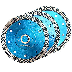 Diapro 3Pcs/Lot 4.5" Tile Saw Blade Super Thin Diamond Blade for Cutting Stone Ceramic Tile (4.5"-3pcs)