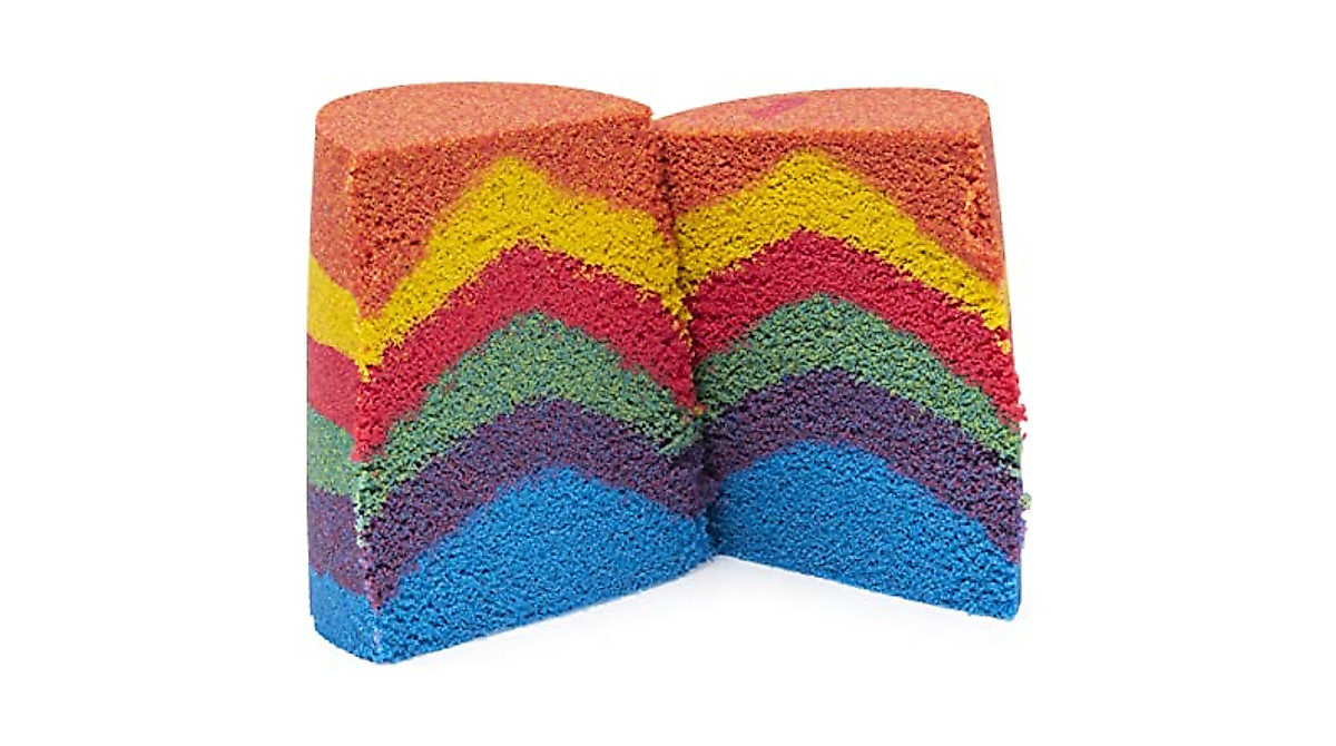 Kinetic Sand Rainbow Mix Set for Creative Play