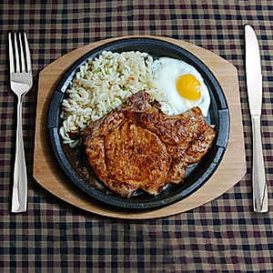 HOMMP 80-Piece Stainless Steel Flatware Set, Service for 16