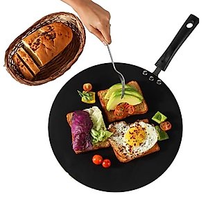 Vinod Flat Non-Stick Multi Tawa, 13 inch (Crepe Pan/Griddle)