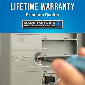 Jonard BW-532-3 Hex Booth Wrench Tamperproof Screwdriver, 5/32" Head, 6" Length