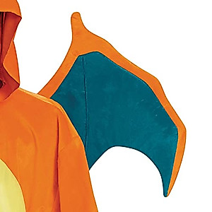 Disguise unisex adult Charizard for Adults, Deluxe Official Pokemon Halloween Sized Costumes, As Shown, Size Extra Large 50-52 US