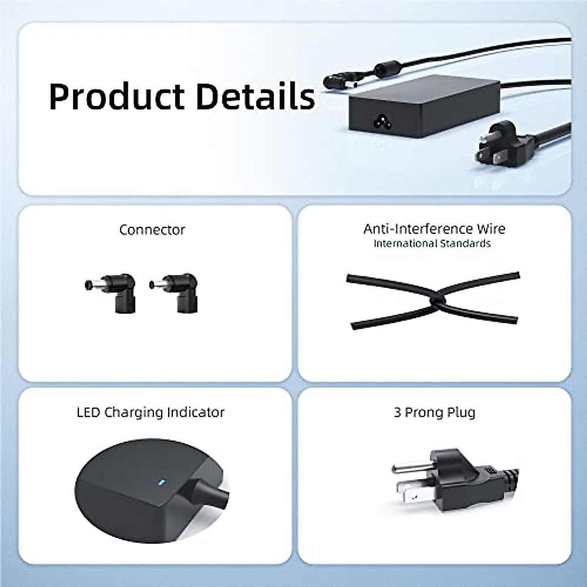 180W AC Charger Fit for GF63 GS65 GS66 GF65 GE70 GS63 GL62 GS73 GS75 GE72 GS43 GS40 GE62 GF62 GF72 GF75 GL72 M VR MVR Stealth Apache Thin Phantom Pro Laptop Power Adapter Supply Cord