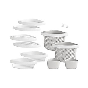 STERLING 88038700-0 STORE+ Family 12-Piece Shelf Kit in White