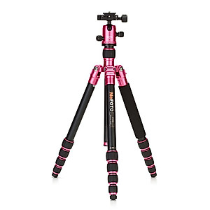 MeFOTO Aluminum Roadtrip Travel Tripod/Monopod Kit - Hot Pink (A1350Q1H)