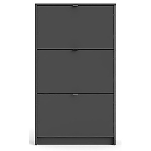 Tvilum Shoe Cabinet, Dark Gray