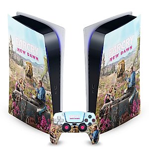 Head Case Designs Officially Licensed Far Cry Twins Couch New Dawn Key Art Vinyl Faceplate Gaming Skin Decal Compatible With Sony PlayStation 5 PS5 Digital Edition Console and DualSense Controller