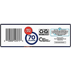 Fiber One 90 Calorie Brownie Chocolate Fudge 0.89 oz Brownies 6 ct Box