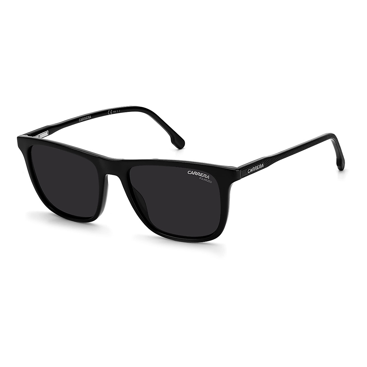 Carrera Men's 261/S Polarized Rectangular Sunglasses, Black Grey, 53mm, 18mm