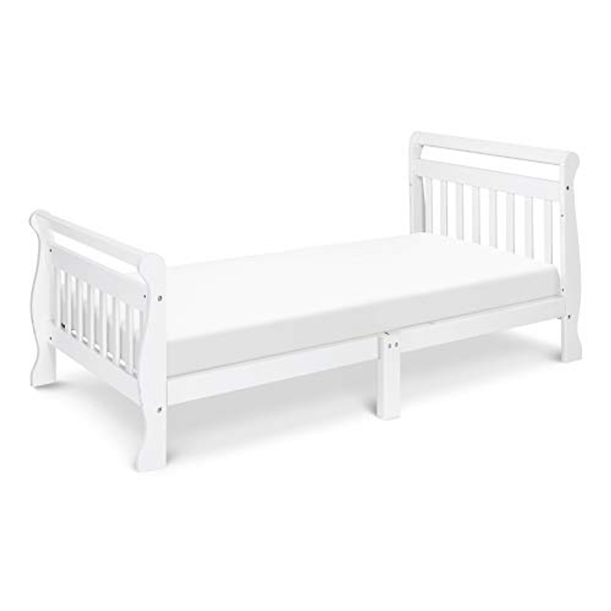 DaVinci Sleigh Toddler Bed in White