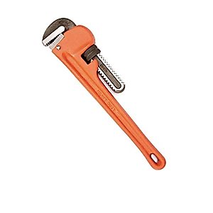 Edward Tools Pipe Wrench - Heavy Duty Heat Treated Steel Plumbing Wrench Tool - Forged Hook Jaw for Superior Grip - Quick Adjustment Nut (12")