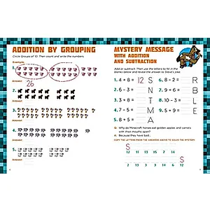 The Best and Biggest Fun Workbook for Minecrafters Grades 1 & 2: An Unofficial Learning Adventure for Minecrafters