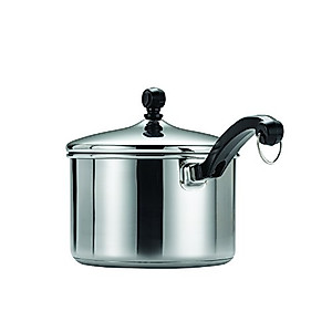 Farberware Classic Covered Saucepan, 1.5 quart, Stainless Steel