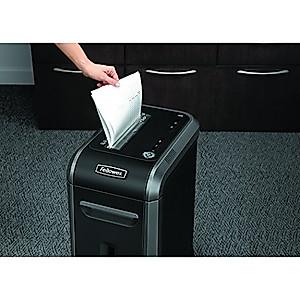 Fellowes 4690001 Powershred 90S 18-Sheet Strip-Cut Shredder, 25.2" x 11.4" x 17.3"